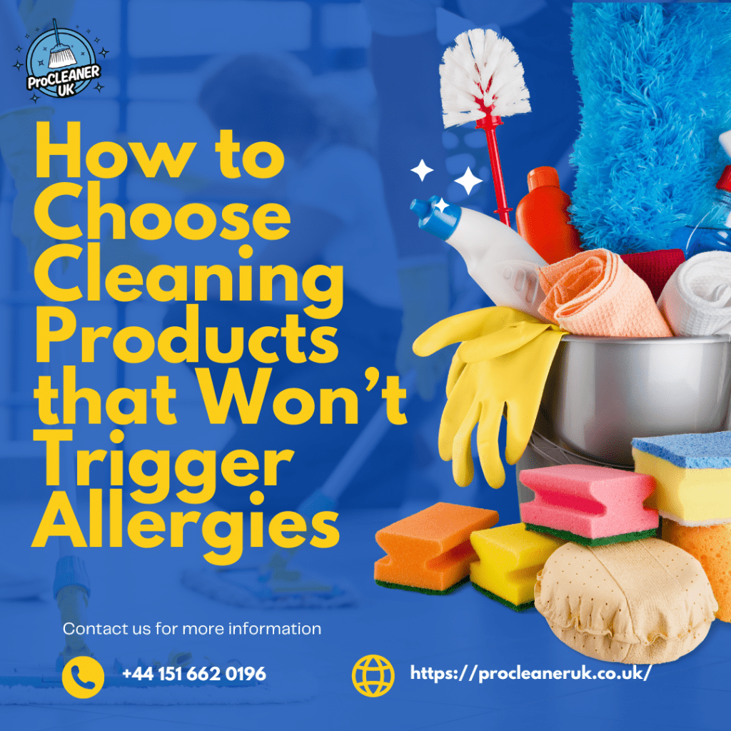 Cleaning Products that Won’t Trigger Allergies