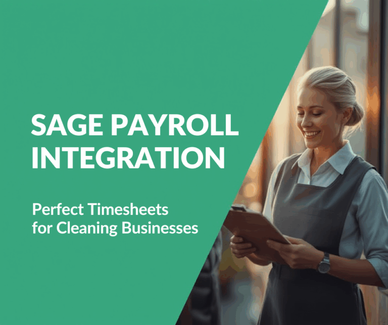 Sage Payroll Integration: Perfect Timesheets for Cleaning Businesses